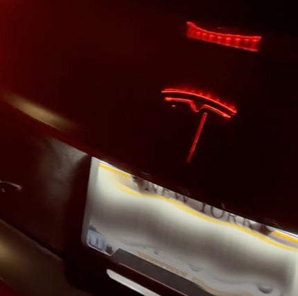 TESGOGO tesla Led Trunk Emblem For Model3/Y/X/S, Brake Lights Ambient ...