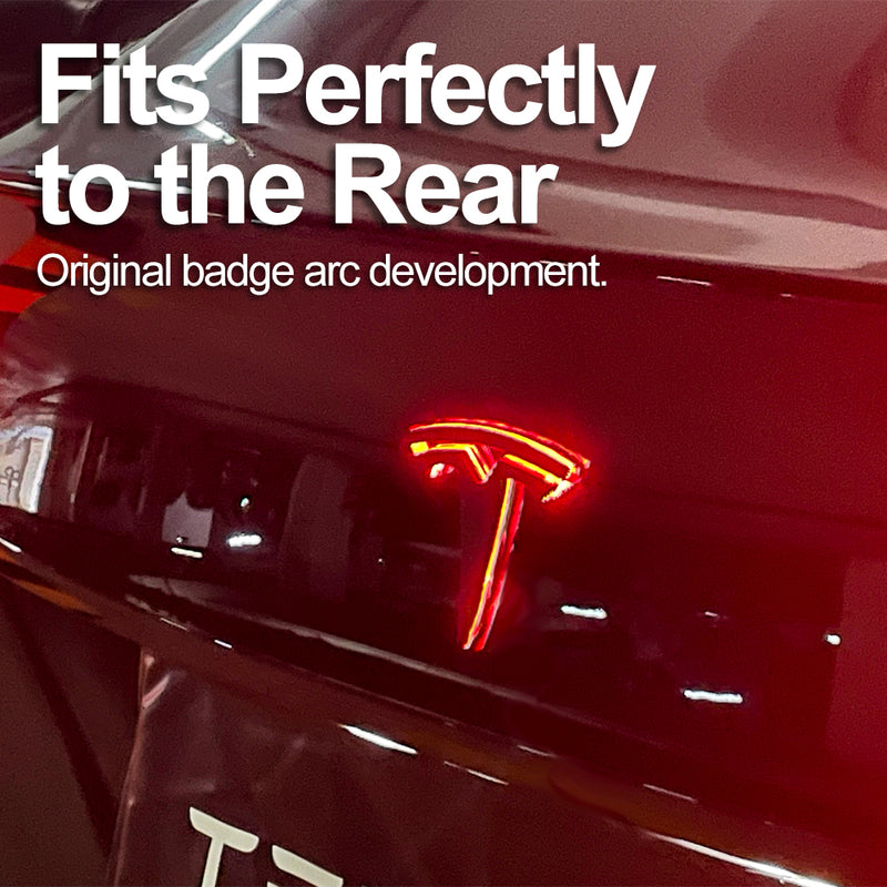 TESGOGO tesla Led Trunk Emblem For Model3/Y/X/S, Brake Lights Ambient ...